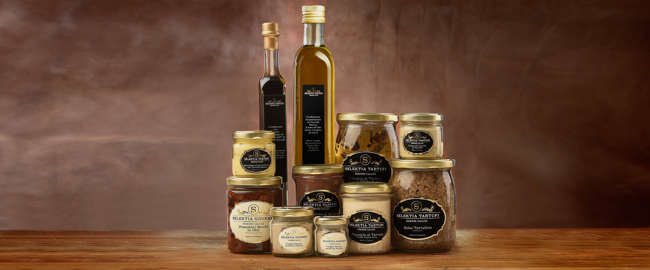 SELEKTIA prodotti conservati tartufi funghi gourmet